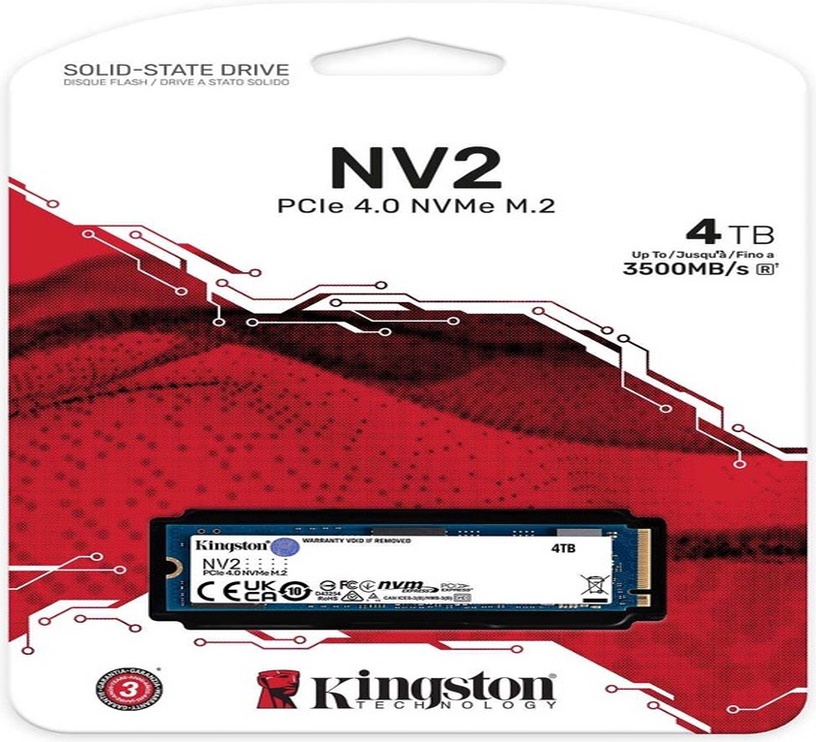 Kõvaketas (SSD) Kingston NV2 SNV2S/4000G, 1.8", 4 TB - Krauta.ee