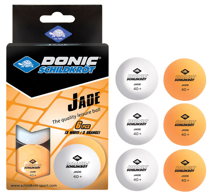 Stalo teniso kamuoliukas Schildkrot Jade, 40 mm, 6 vnt. - 1a.lt