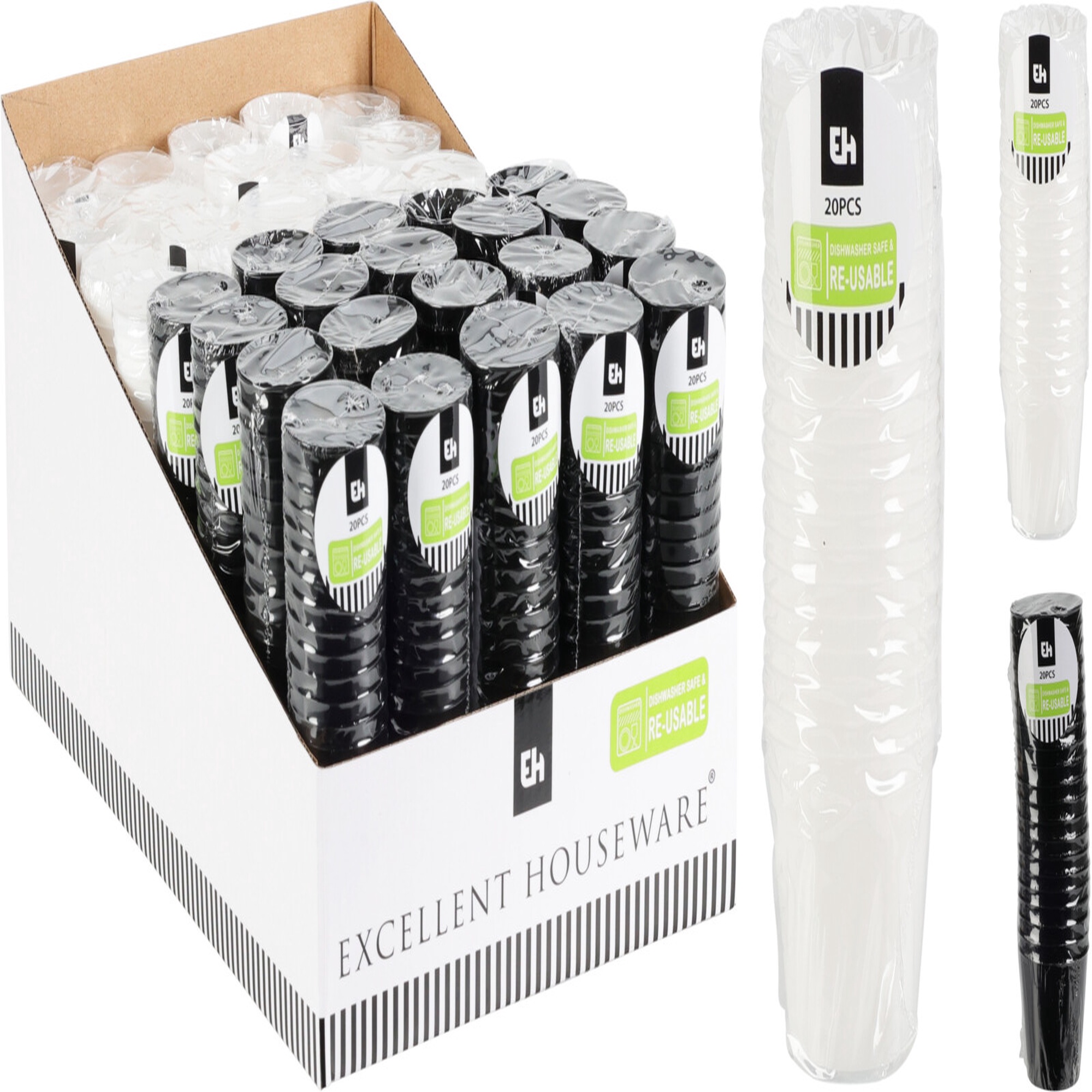 Vienkartiniai stikliukai 178000660, 30 ml, 20 vnt. - 1a.lt