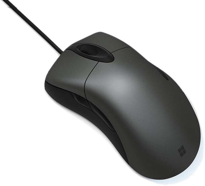 Kompiuterio pelė Microsoft Classic Intellimouse, juoda/pilka - 1a.lt