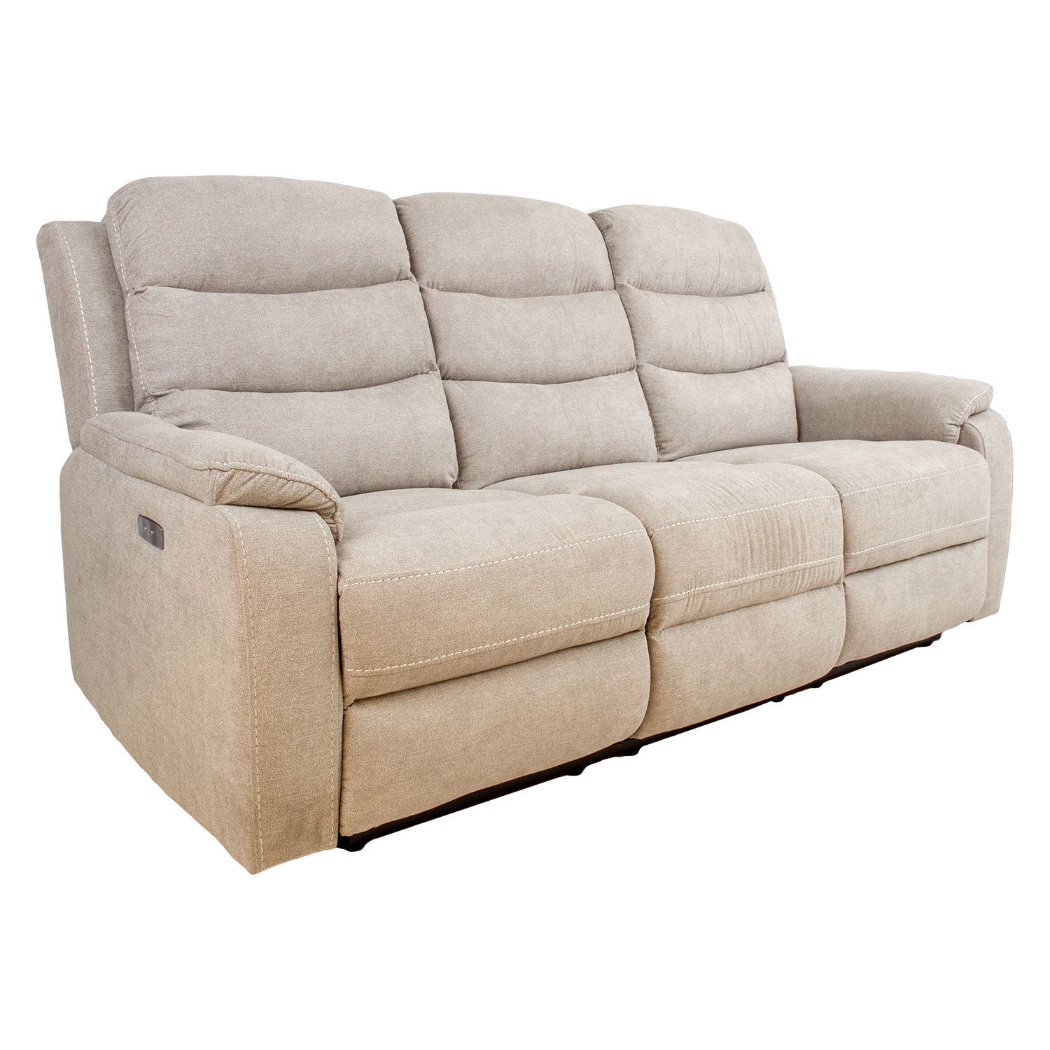 Sofa reglaineris su poilsio mechanizmu Home4you Mimi, smėlio, 93 x 208 ...