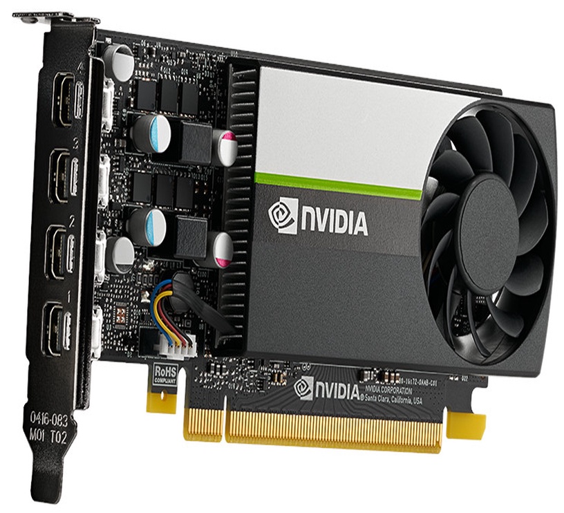 Videokaart PNY NVIDIA T1000, 4 GB, GDDR6 - K-rauta