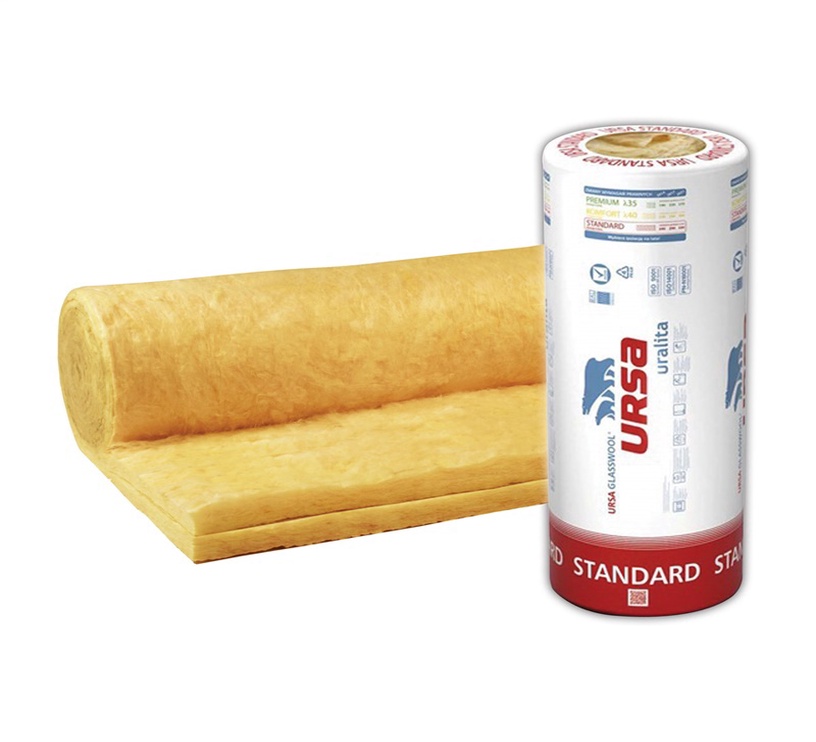 Stiklo vata Ursa Standard, 700 cm x 120 cm x 10 cm - 1a.lt