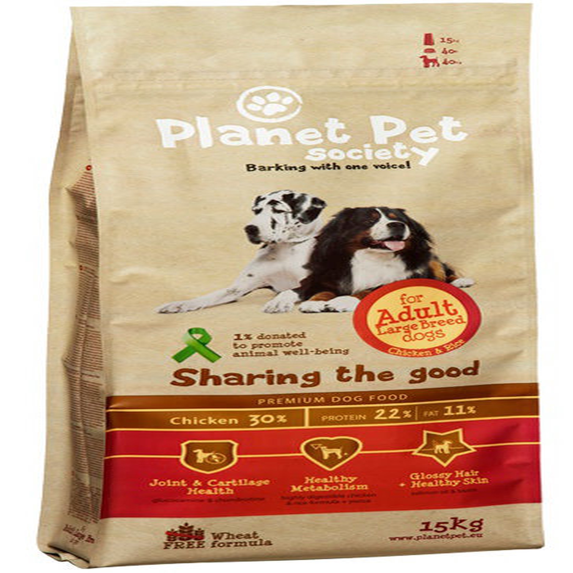 Kuiv koeratoit Planet Pet Society, 15 kg - K-rauta