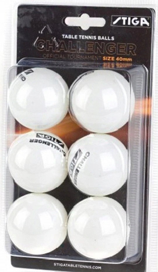 Stalo teniso kamuoliukas Stiga Challenger, 40 mm, 6 vnt. - 1a.lt