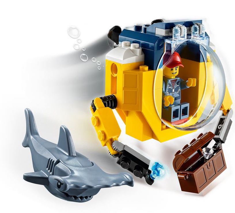 Konstruktorius LEGO City Vandenyno mini povandeninis laivas 60263, 41 ...