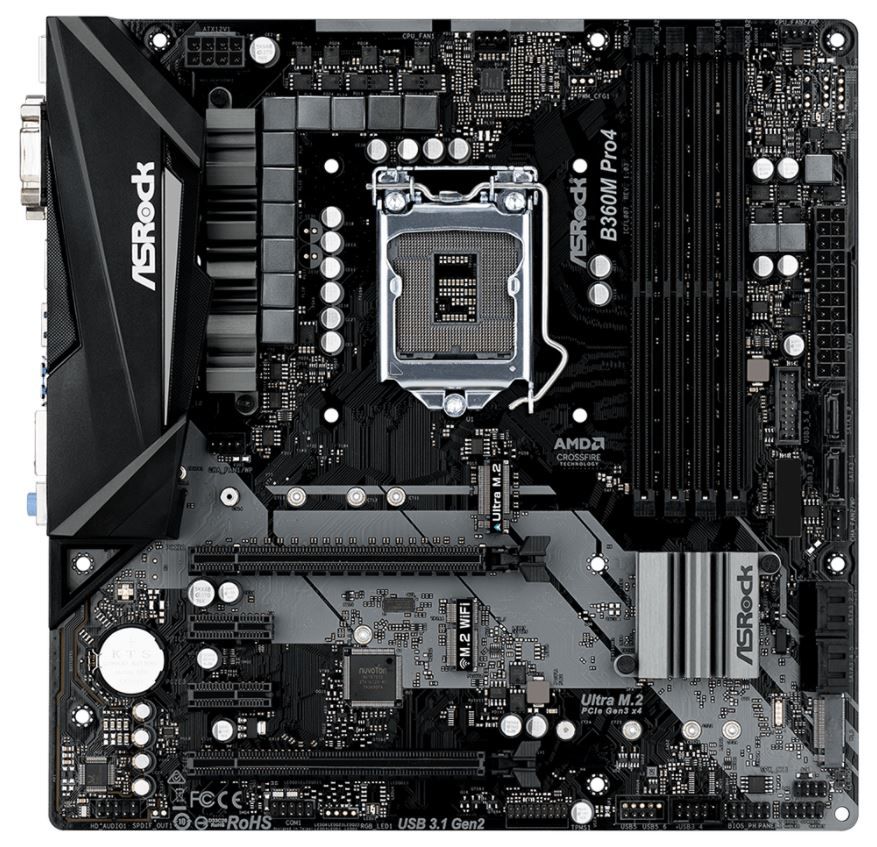 Pagrindinė plokštė ASRock B360M PRO4 - 1a.lt