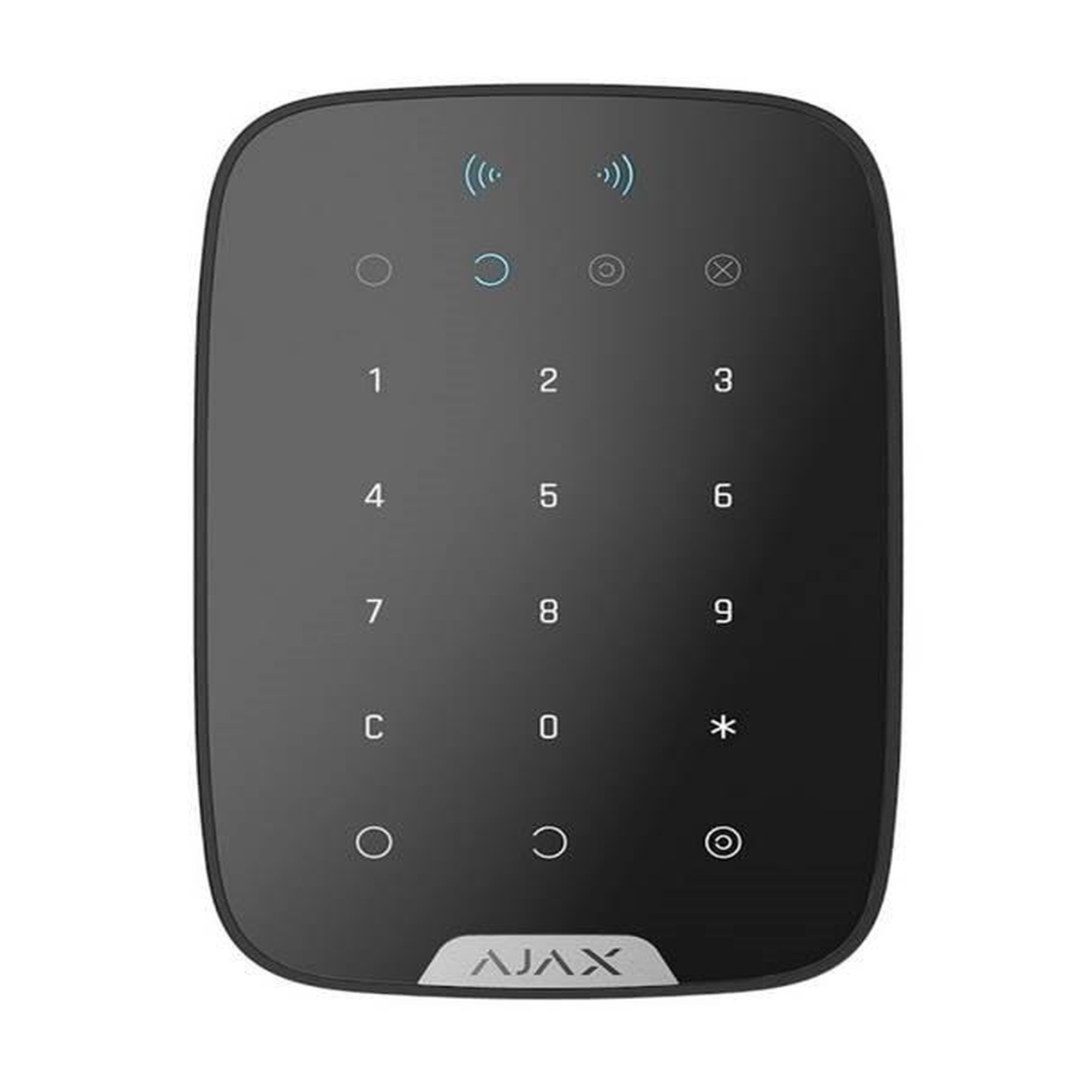 Signalizacijos valdymo pultas Ajax KeyPad Plus, juoda - 1a.lt