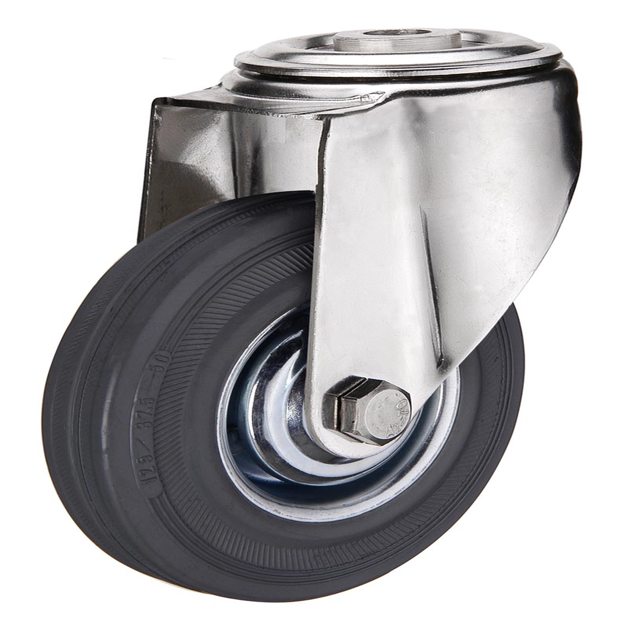 Ratas Haushalt D100, Ø 10 cm, hall - Krauta.ee