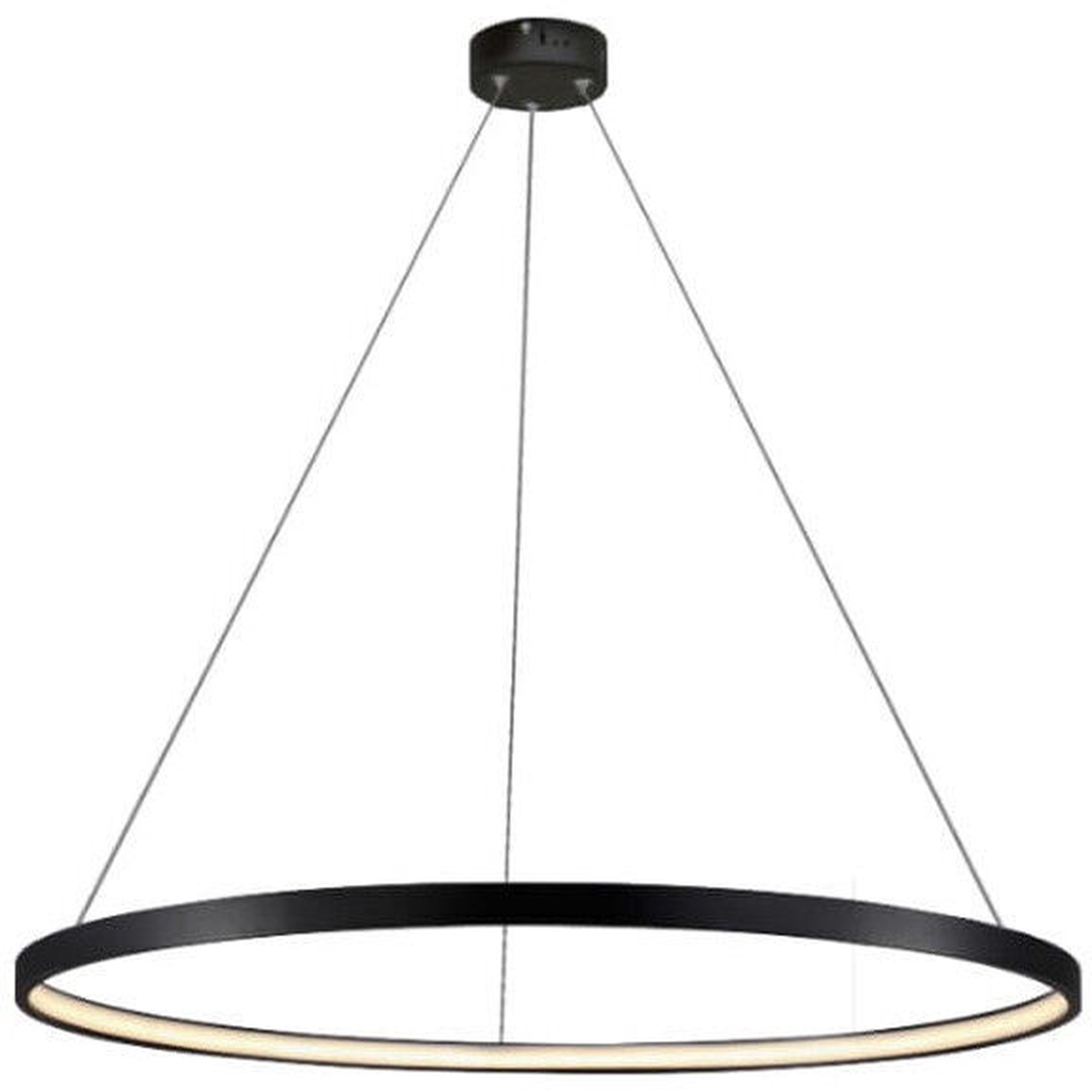 Lampa karināms Light Prestige Ring LP-909/1P 4S BK, 24 W, LED, 4000 °K ...