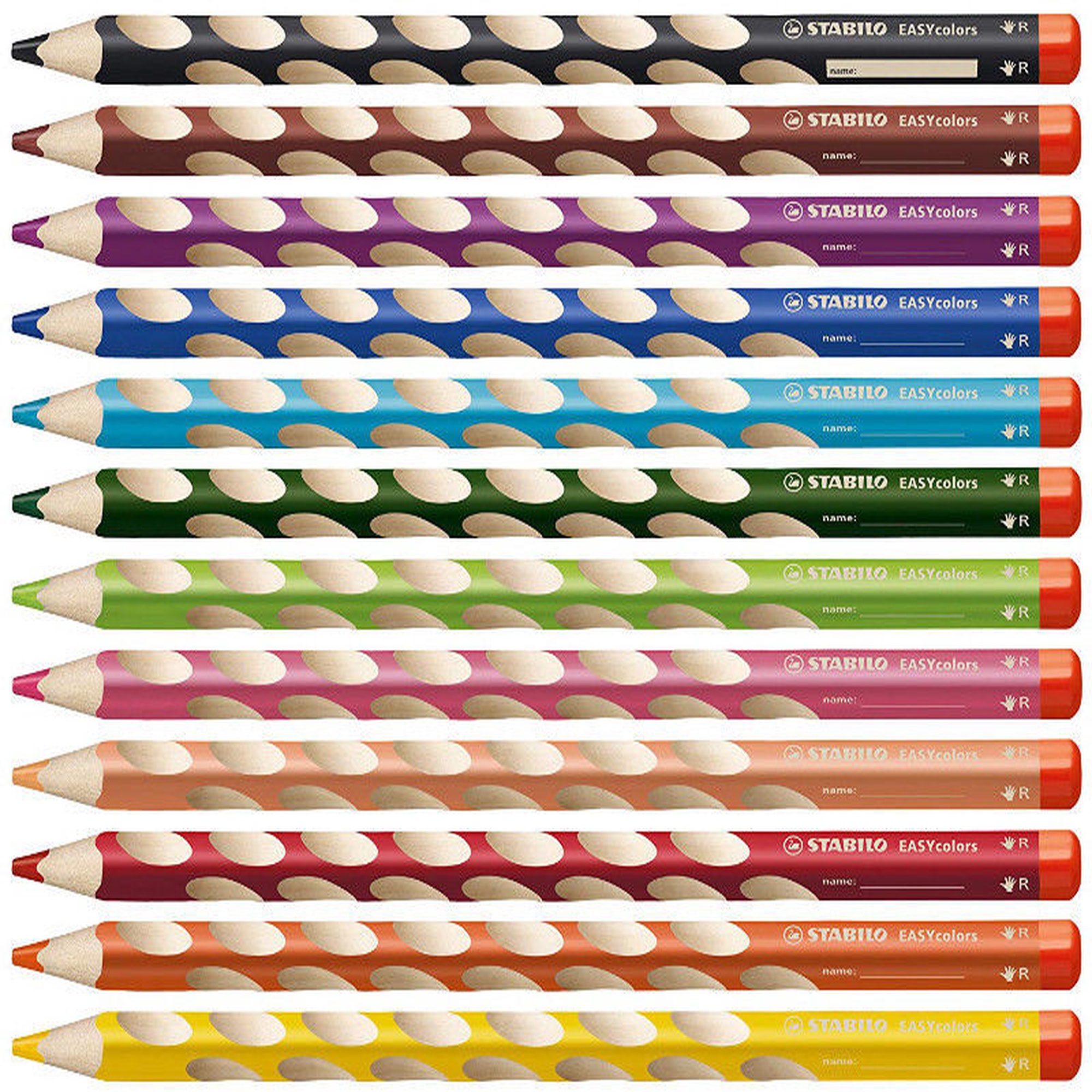 Stabilo Easy Colors Pencils 12pcs - Krauta.ee