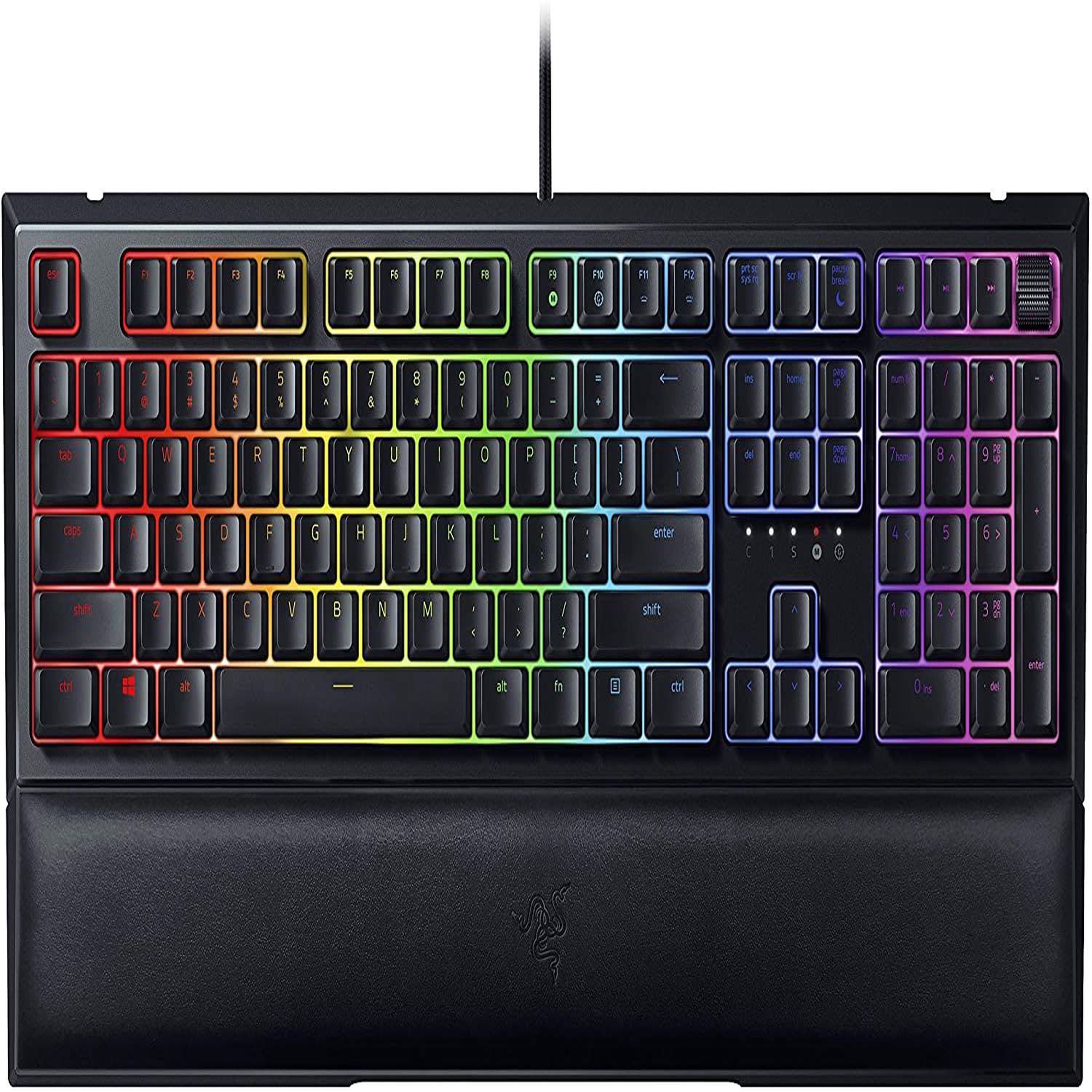 Klaviatūra Razer Ornata V2 Ornata V2 Razer Hybrid Mecha-Membrane, EN ...