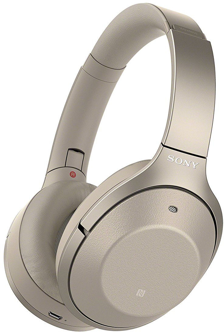 Belaidės ausinės Sony WH-1000XM2, aukso - 1a.lt